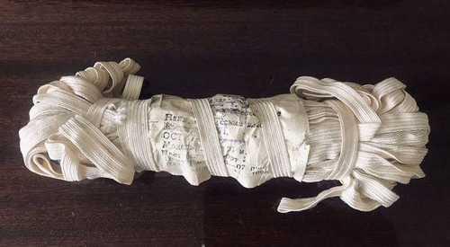 Тесьма эластичная,винтаж СССР,25 м.1990 г