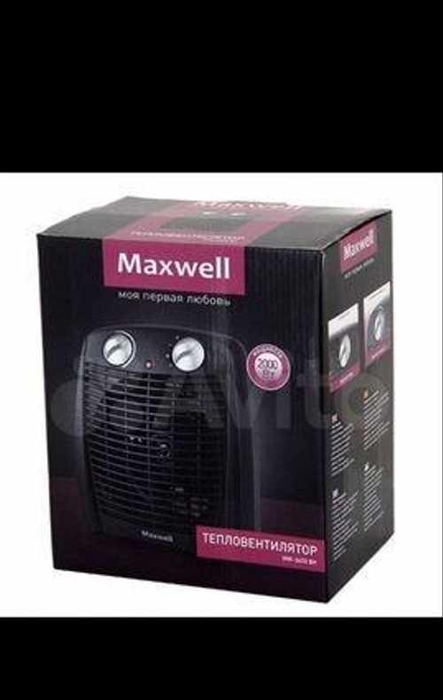 Новый Тепловентилятор обогреватель maxwell MW 3455