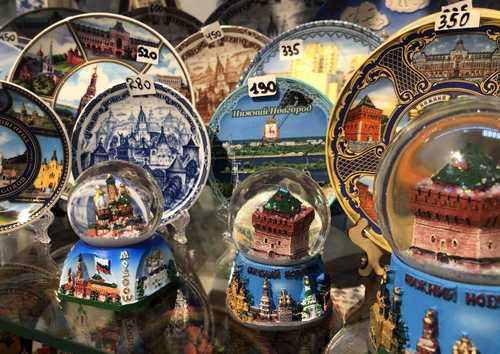 Сувенирная тарелка «Виды Нижнего Новгорода»