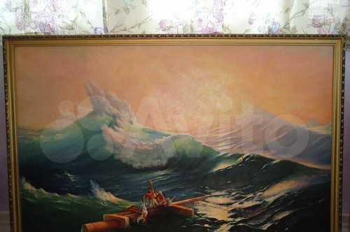 Копия картины "Девятый вал" Айвазовского