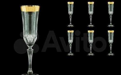 Набор фужеров для шампанского Rcr Adagio 180мл (6 шт)