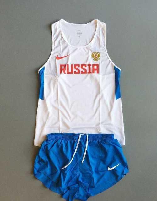 Спортивная майка с трусами Nike Сборной России RUS