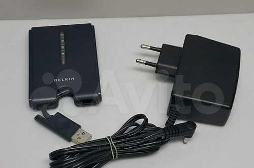 USB 2.0 хаб (разветвитель) 4 порта belkin F5U217