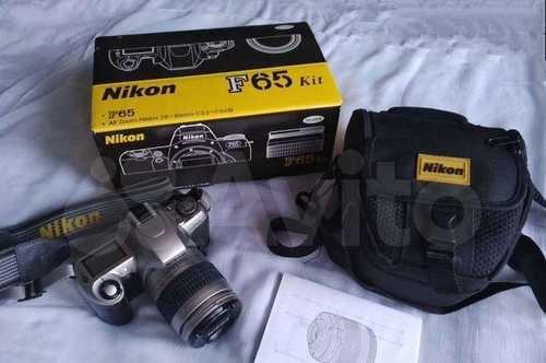 Фотоаппарат зеркальный плёночный Nikon F65 kit