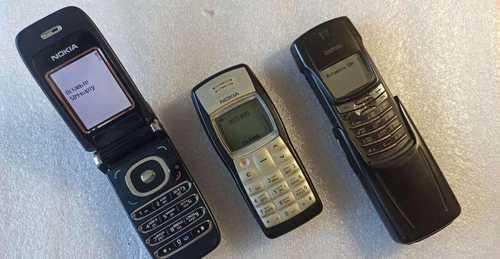 Nokia 6060 Nokia 1100 Nokia 8910i