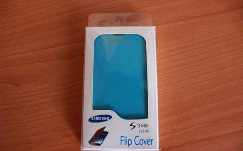 Чехол Flip Cover на SAMSUNG S3 mini I8190. новый