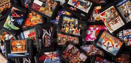 Картриджи для игровой приставки sega Mega Drive