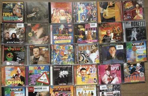 Музыкальные диски CD и DVD с фильмами