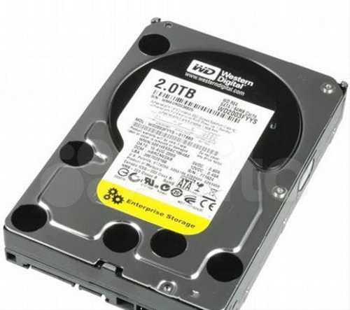 Жесткий диск HDD 2.0Tb Western Digital, SATA-II, 64Mb, 7200rpm, RE4 WD2003fyys
