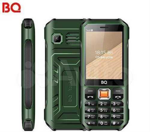 Телефон BQ 2824 Tank T Черно-Зеленый (86187831)