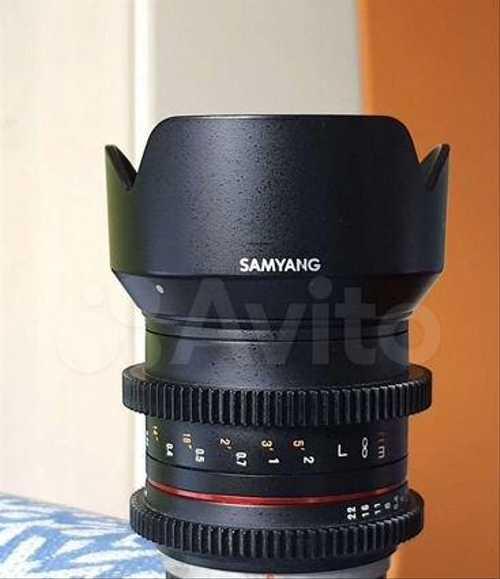 Объектив Samyang 21mm T1.5 MFT