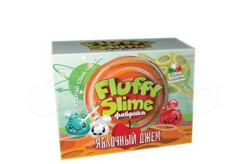 Набор для эксперементов Fluffy Slime фабрика &ampquotЯблочный джем&ampquot 3 слайма 3 цвета 887пл