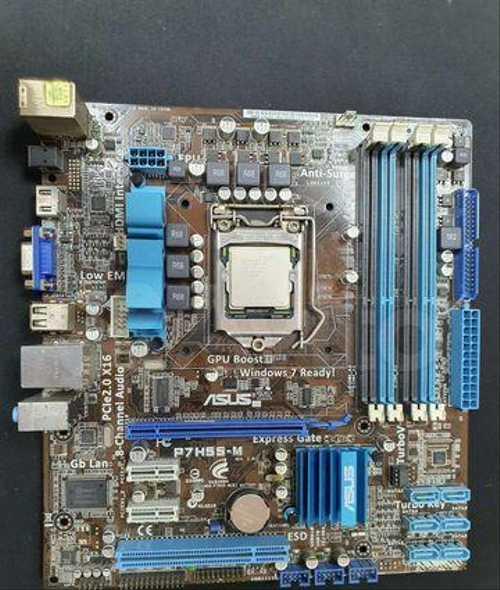 MB Asus P7H55-M + CPU i3 530 2.93Ghz