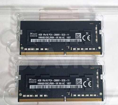 Память Mac mini 4х2 8GB sodim PC-4-2666
