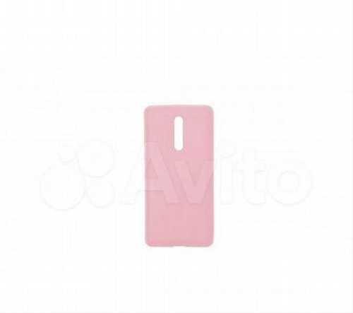 Чехол для Nokia 8 тонкий розовый силиконовый