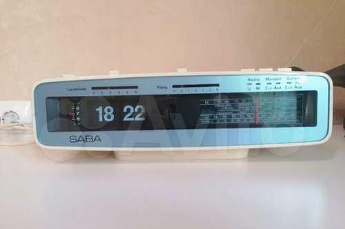 Радиочасы saba Radio Clock Automatic Винтаж 1975 г