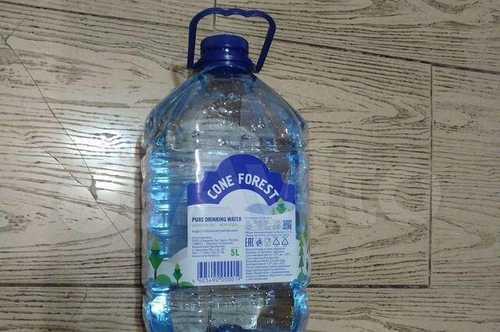 Пустые 5 литровые бутылки пэт чистые из под питьев