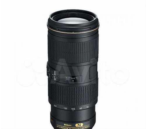 Объектив Nikon 70-200mm f/4G ED VR AF-S Nikkor