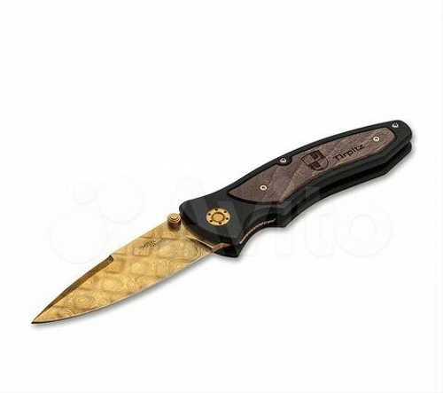 Нож Boker 110194DAM Tirpitz-Damascus Gold