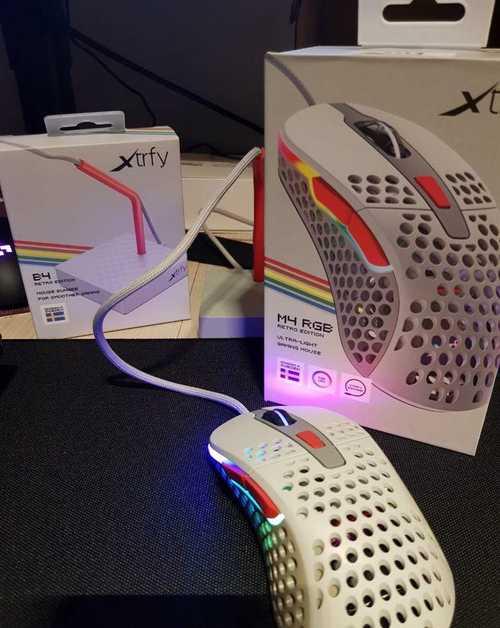 Xtrfy M4 Retro + Держатель провода Xtrfy B4 Retro