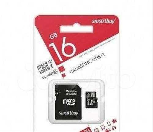 Карта памяти SmartBuy 16Gb 10 class