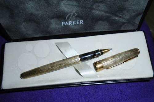 Ручка шариковая Parker / Паркер серебро 925 пробы