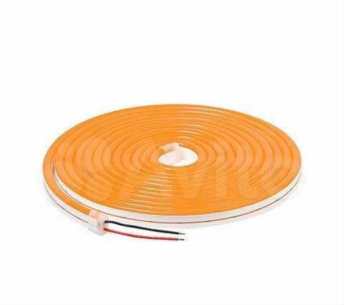 Гибкий LED-неон Желто-оранжевый SMD 2835 120 led/м 9.6 Вт 6х12мм 10 метров