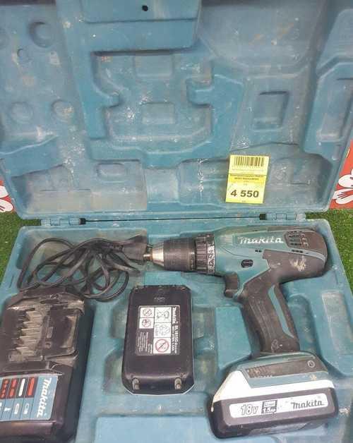 Аккумуляторная дрель-шуруповерт Makita DF457dwle
