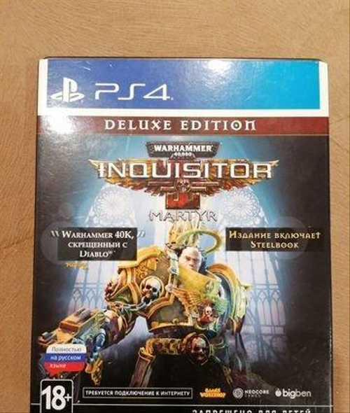 PS4 Warhammer inquisitor Martyr Стилбук