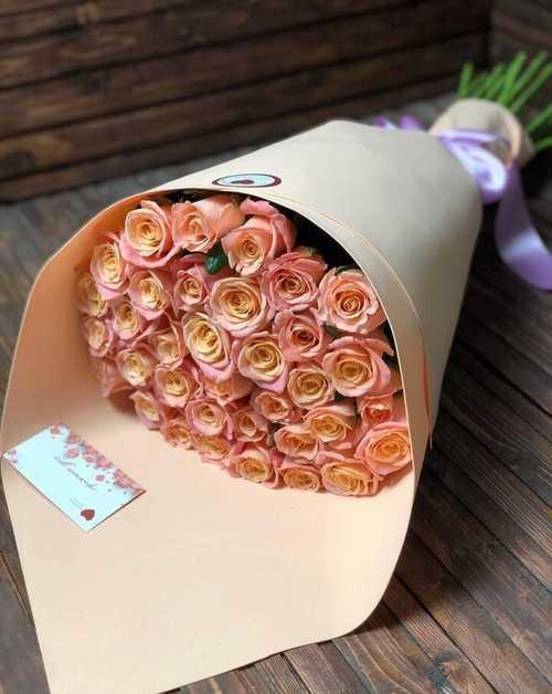 Букет из 31 розы 60см. Доставка роз в Ставрополе