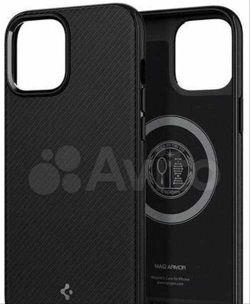 Чехол Spigen MagArmor (ACS01866) для iPhone 12 mini (Black)
