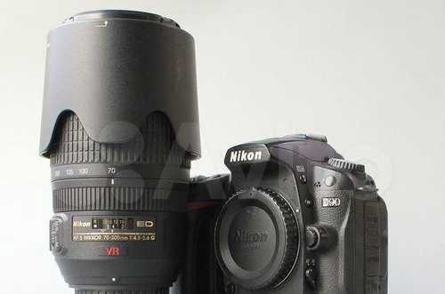 Nikon D90 c телеобъективом