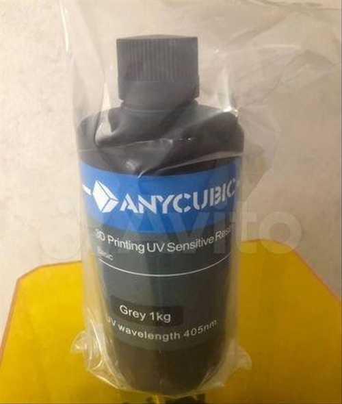 Фотополимерная смола Anycubic 1кг для 3D принтера