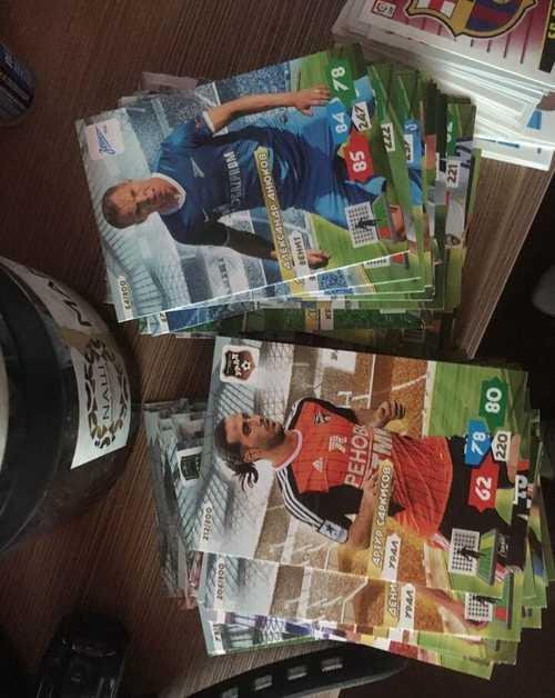 Карточки panini рфпл 13/14 210 штук