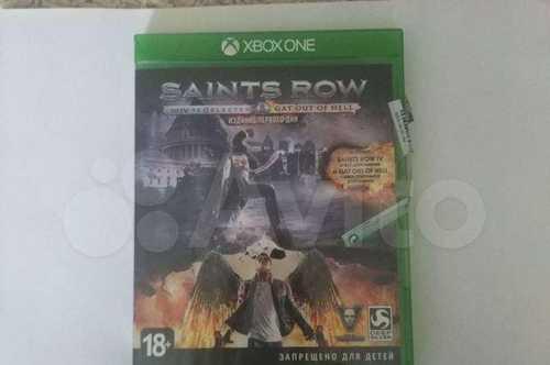 Диск на Xbox one игра Saints row 4(обмен) 500