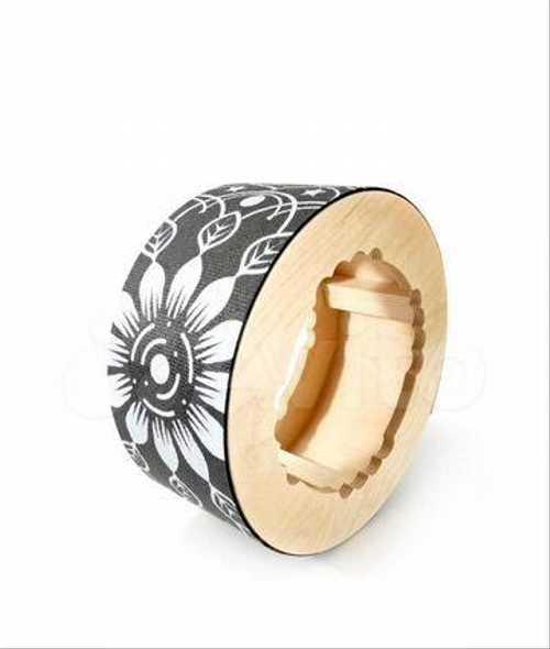 Йога колесо Mandala Black (1.6 кг, 32 см, черный)