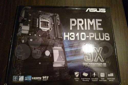 Мат. плата Asus Prime H310-Plus/16GB/корпус/бп