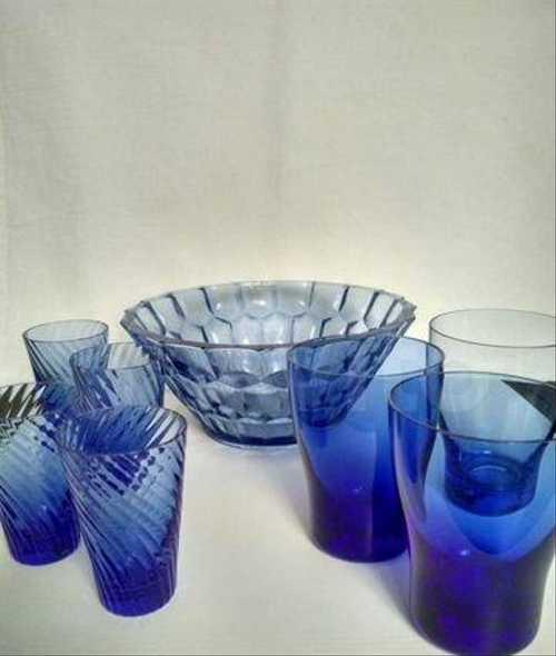 Посуда синяя