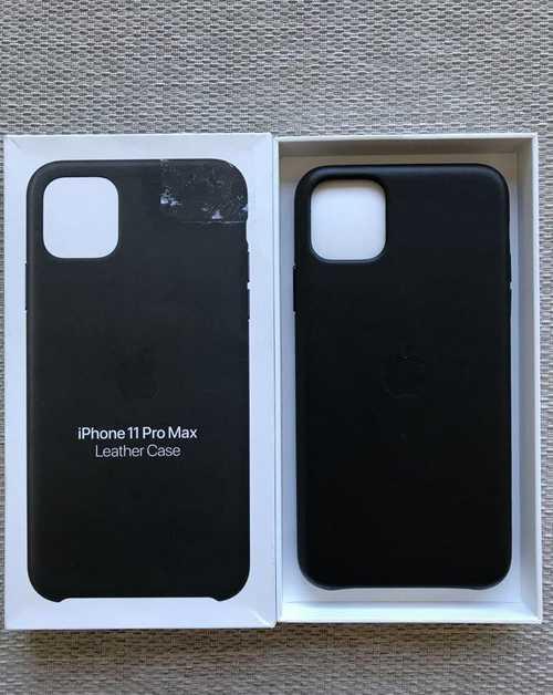 Новый чехол iPhone11 про max leather case