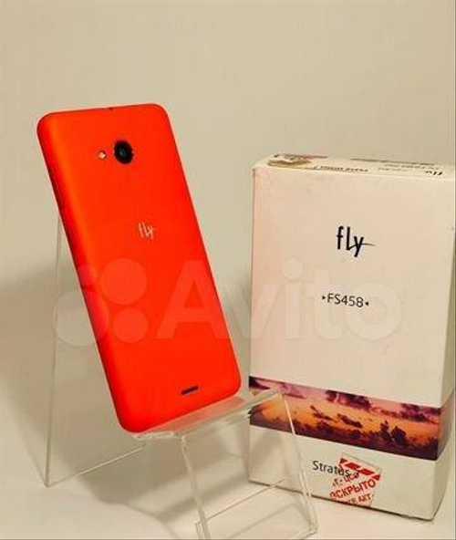 Смартфон Fly FS458 red