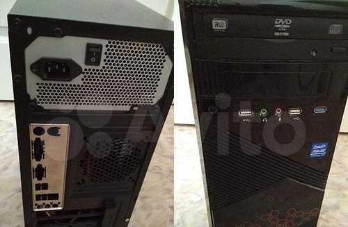Корпус с б/п 650W + DVD-RW