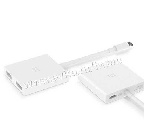 Адаптер Xiaomi Type-C/Type-C, USB, hdmi