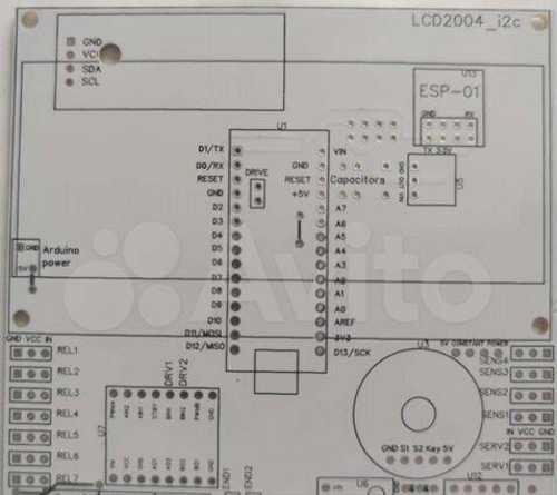 Умная теплица плата Alex Gyver