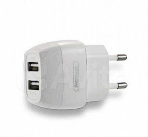 Сетевой адаптер 2USB 2.1A Remax Flinc RP-U29 White