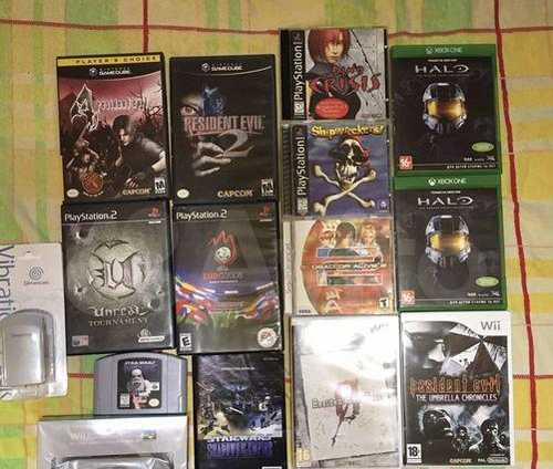 Игры для Gamecube,Dreamcast,Playstation 1,Wii