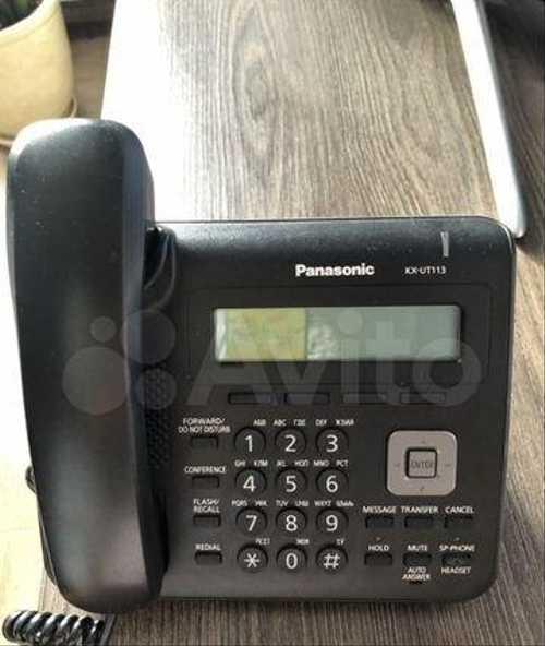 SIP- телефон Panasonic KX-UT113RU-B