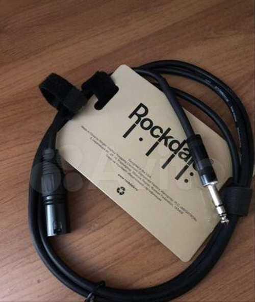 Кабель Rockdale XLR - Jack 6.3 mm (XJ001-2M) 2м