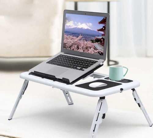 Столик Подставка для Ноутбука E-Table с 2 Кулерами