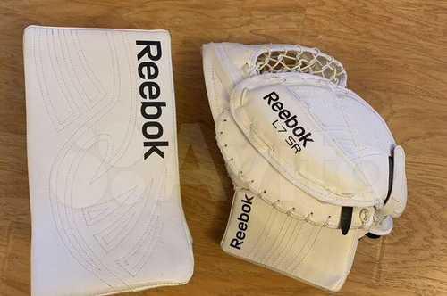 Блин и ловушка вратарские хоккейные Reebok