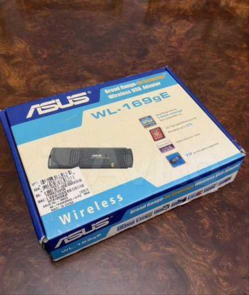 Asus wl-169ge. Сетевой адаптер